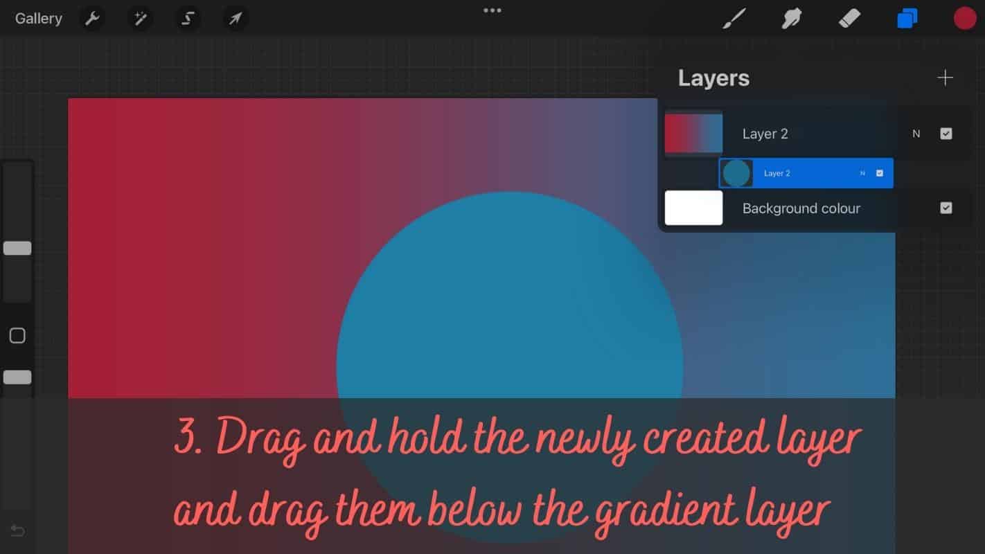 How To Fill In Procreate Solid Colors Gradients