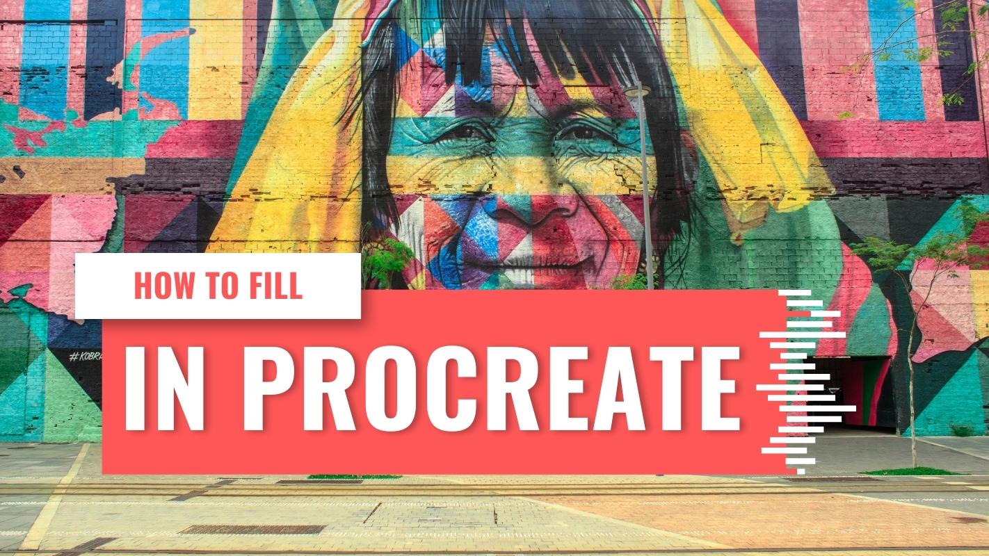 How To Fill In Procreate Solid Colors Gradients