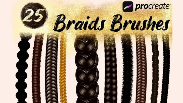 7 Best Procreate Braid Brushes in 2024 (+ Free Braid Brush)