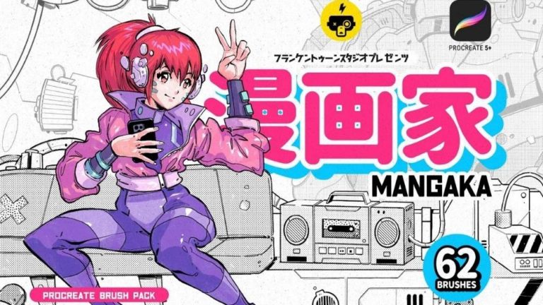 15 Most Awesome Procreate Manga Brushes in 2024